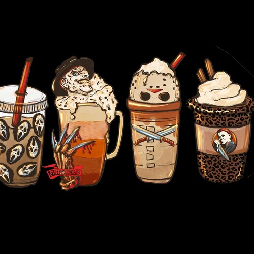 Horror Coffee Png - Etsy