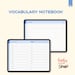 Pink Pastel Color Digital Notebook Vocabulary Notebook Cornell Digital ...