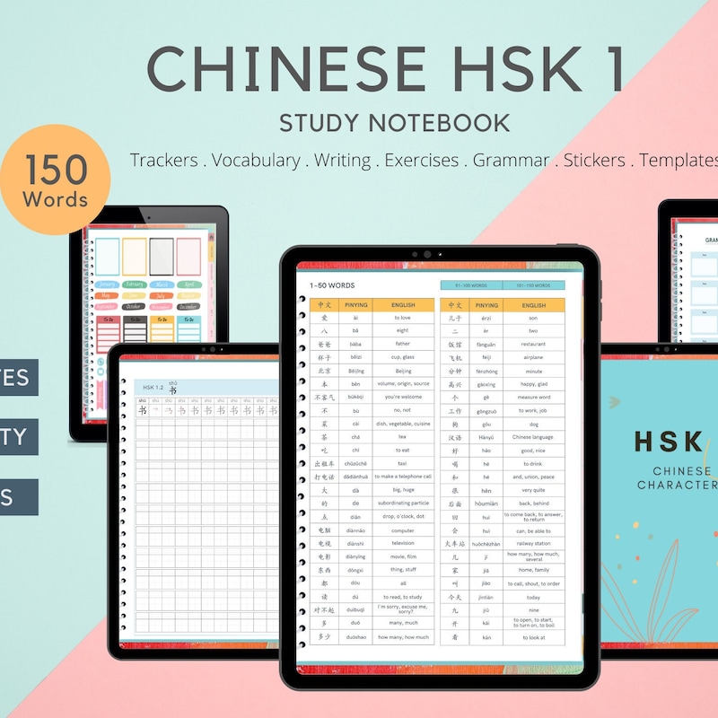 Mandarin Study Planner - Etsy