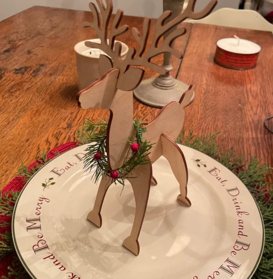 Christmas Deer - Etsy
