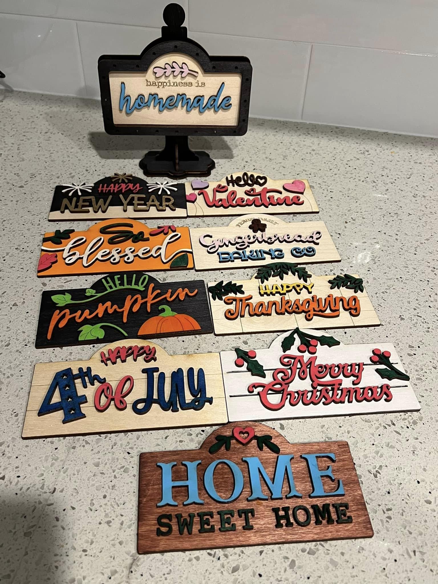 Interchangeable Sign - Etsy