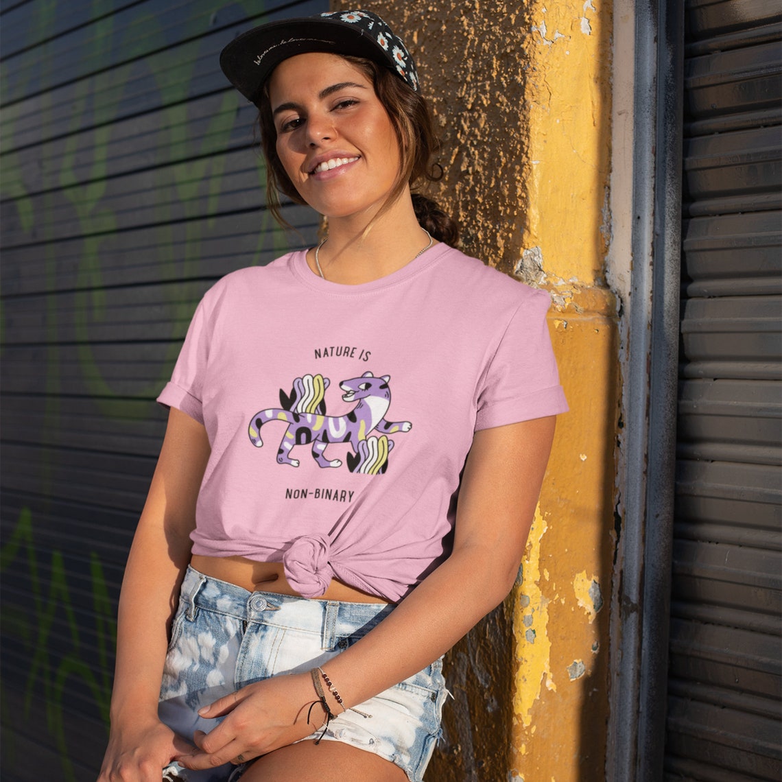 Non Binary Shirt, Non Binary Flag Tshirt, Enby Flag, Enby Shirt, No ...