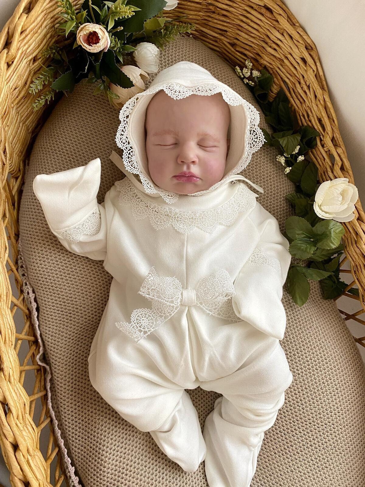 Handmade Newborn Outfit, Coming Home Outfit, Newborn Hospital Outfit ...