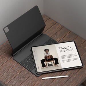 Realistic Laptop and Tablet Mockup - Etsy