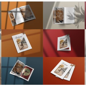 A4 Magazine + Overlay Shadow Mockup - Etsy