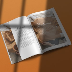 A4 Magazine + Overlay Shadow Mockup - Etsy