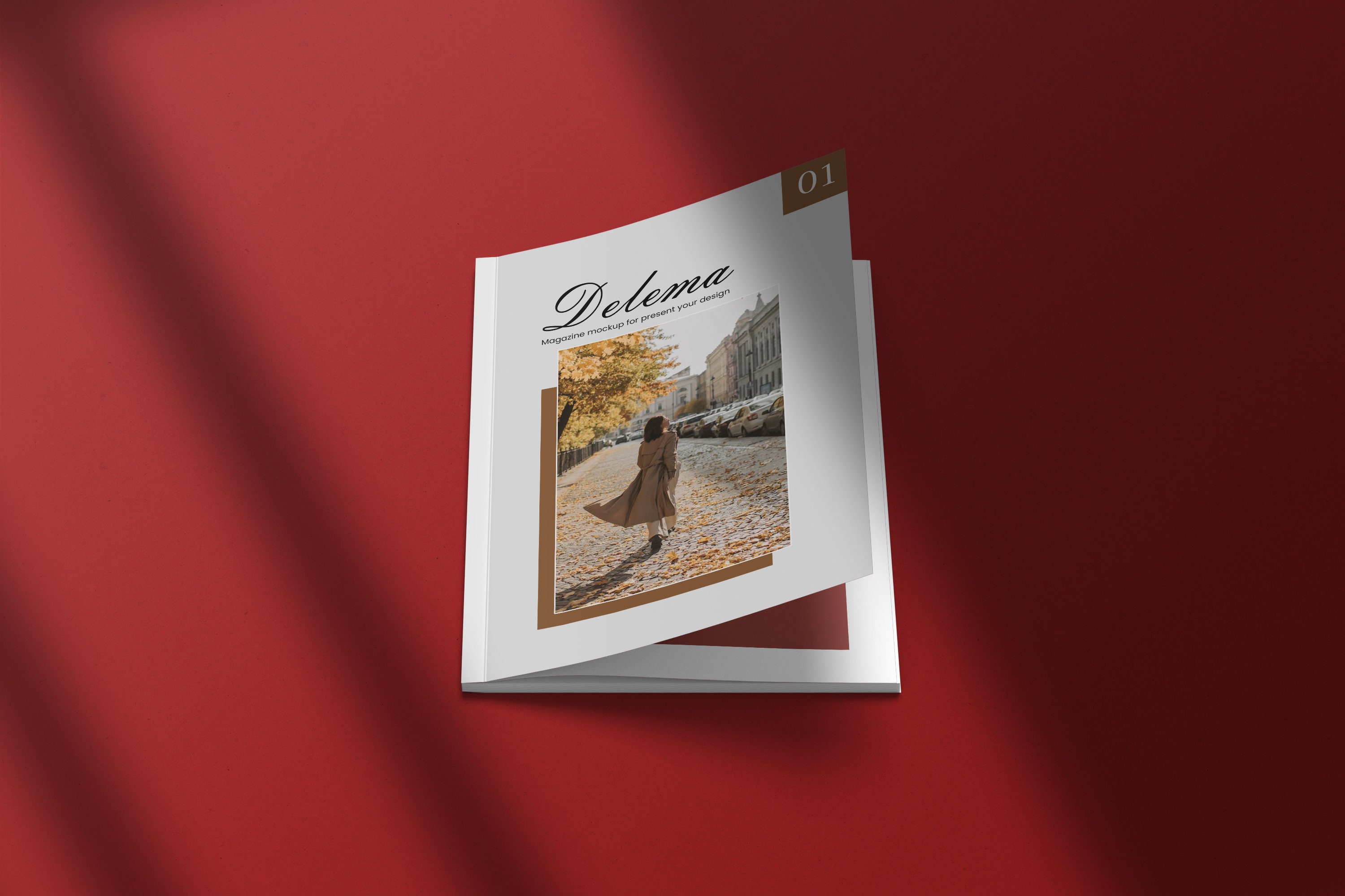 A4 Magazine + Overlay Shadow Mockup - Etsy