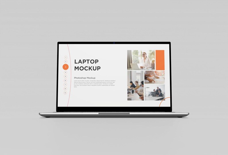 Realistic Laptop Mockup: Presentation Template (10 PSD) - Etsy