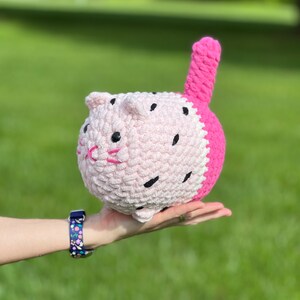 Lychee Chubby Fruit Loaf Cat - Collectible Amigurumi Crochet Plushie - Etsy