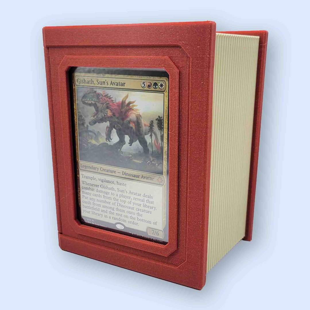 MTG Deck Box STL File – Book Design, Commander/edh (digital File Only ...