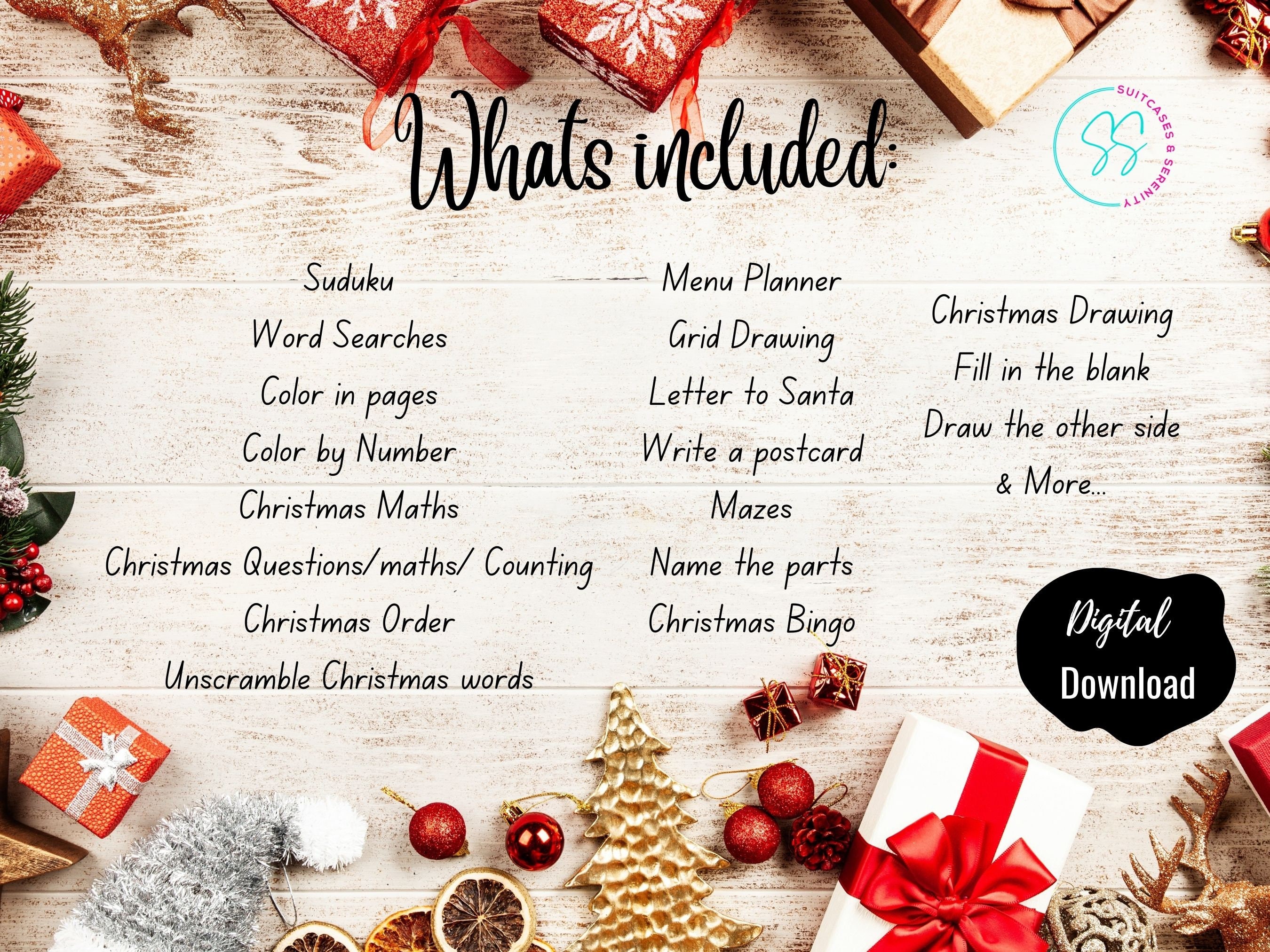 The ULTIMATE CHRISTMAS Activity Book for Kids Christmas Activities ...