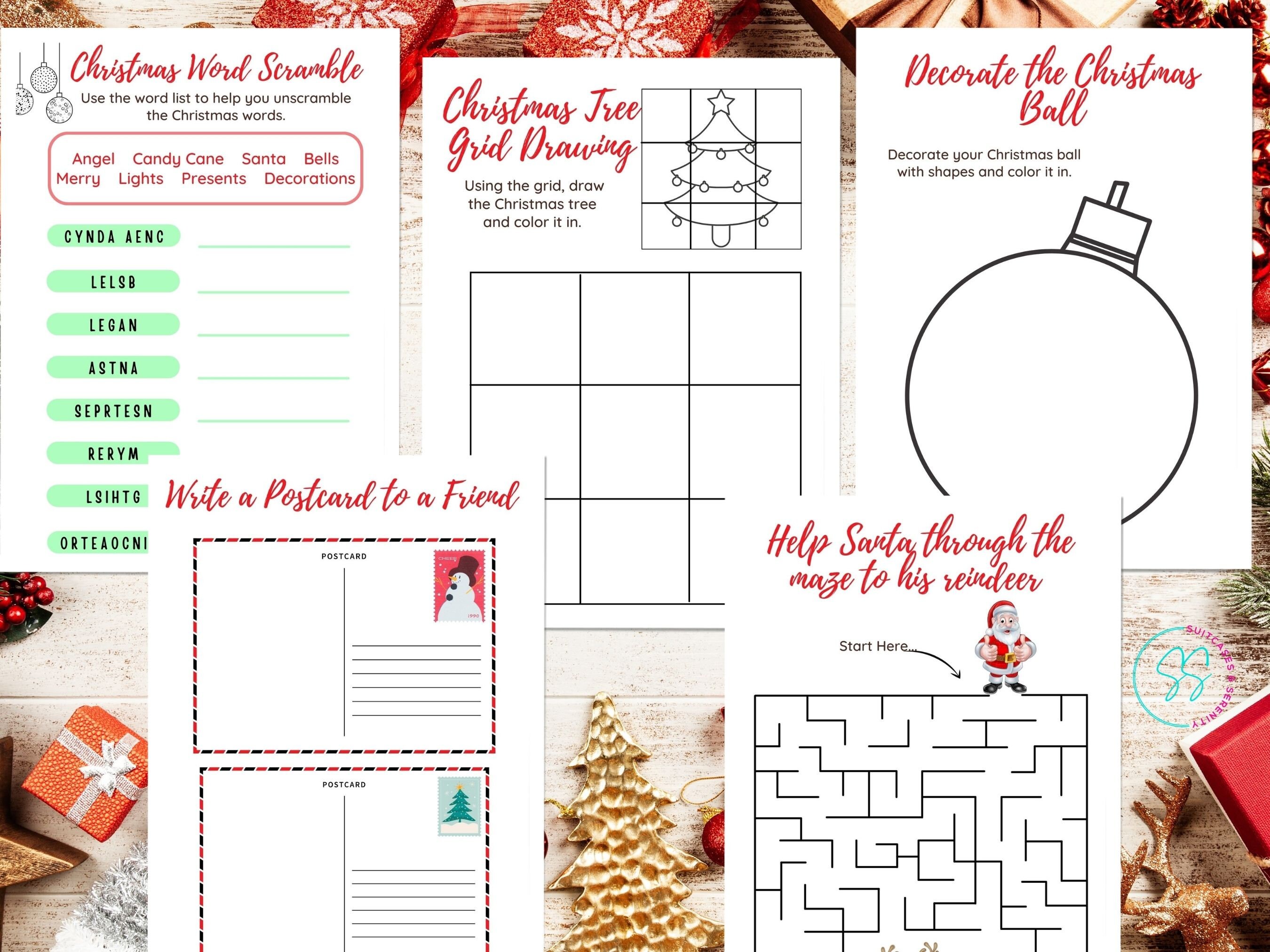 The ULTIMATE CHRISTMAS Activity Book for Kids Christmas Activities ...