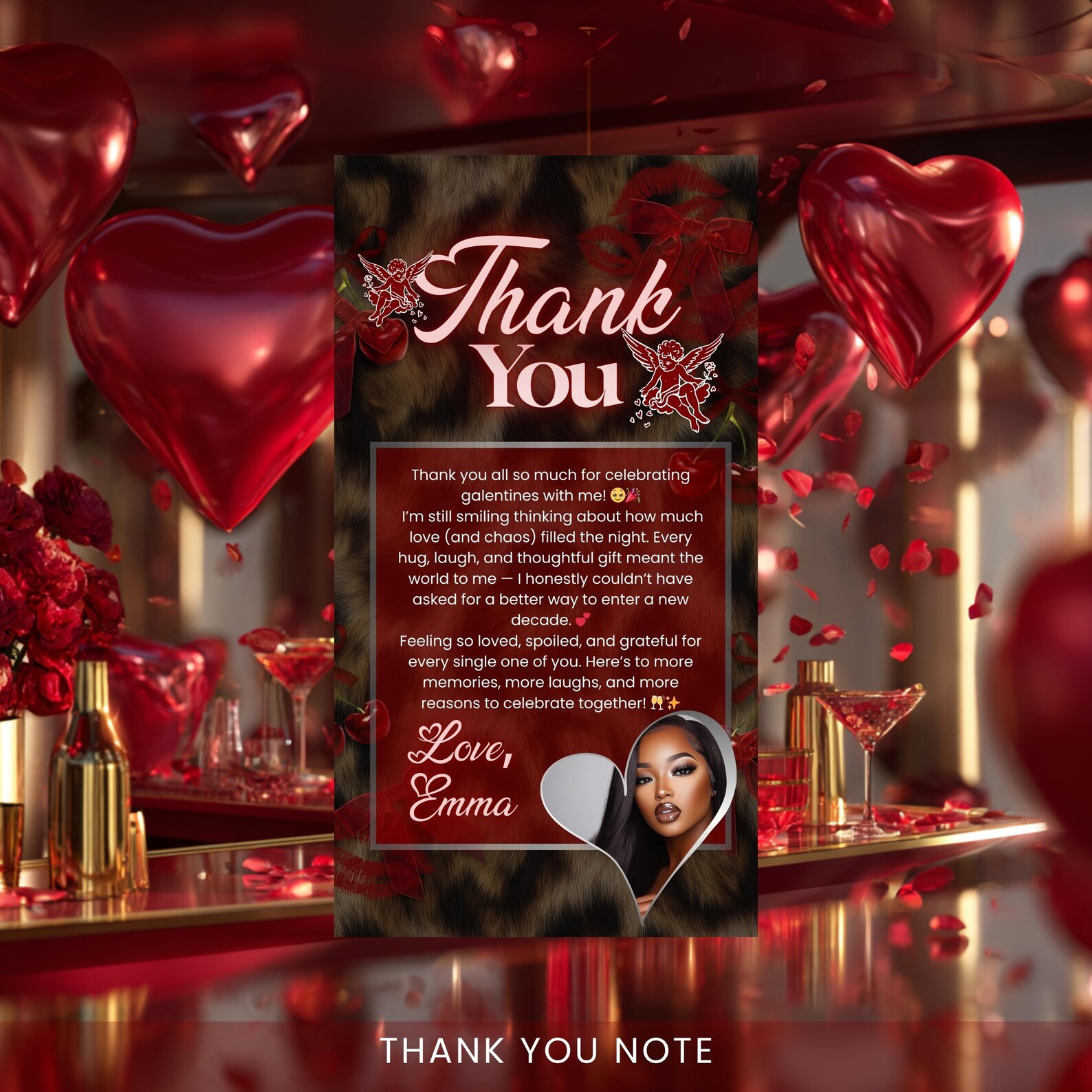 Pour Decisions Galentine’s Day Invitation Template | Girls Night Invite ...