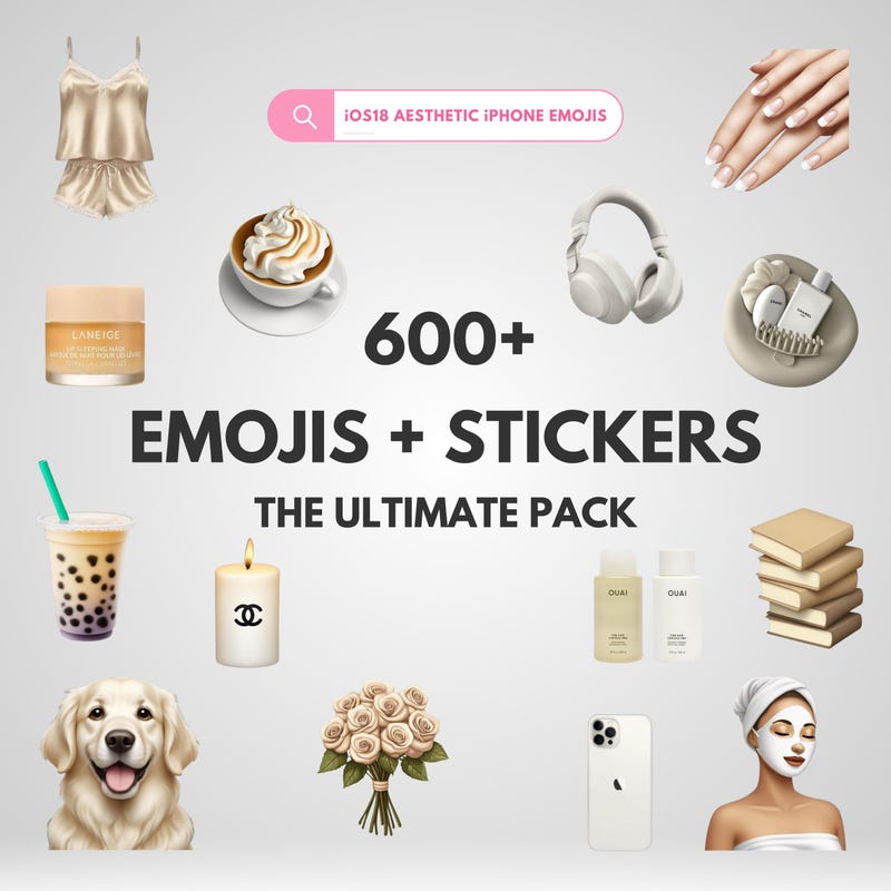Pink Sticker Aesthetic - Etsy
