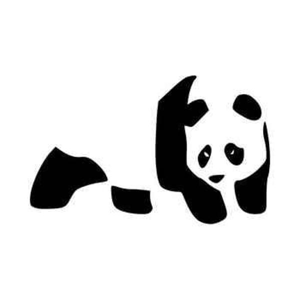 Panda Decal - Etsy