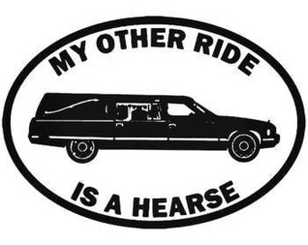 Hearse Decal - Etsy
