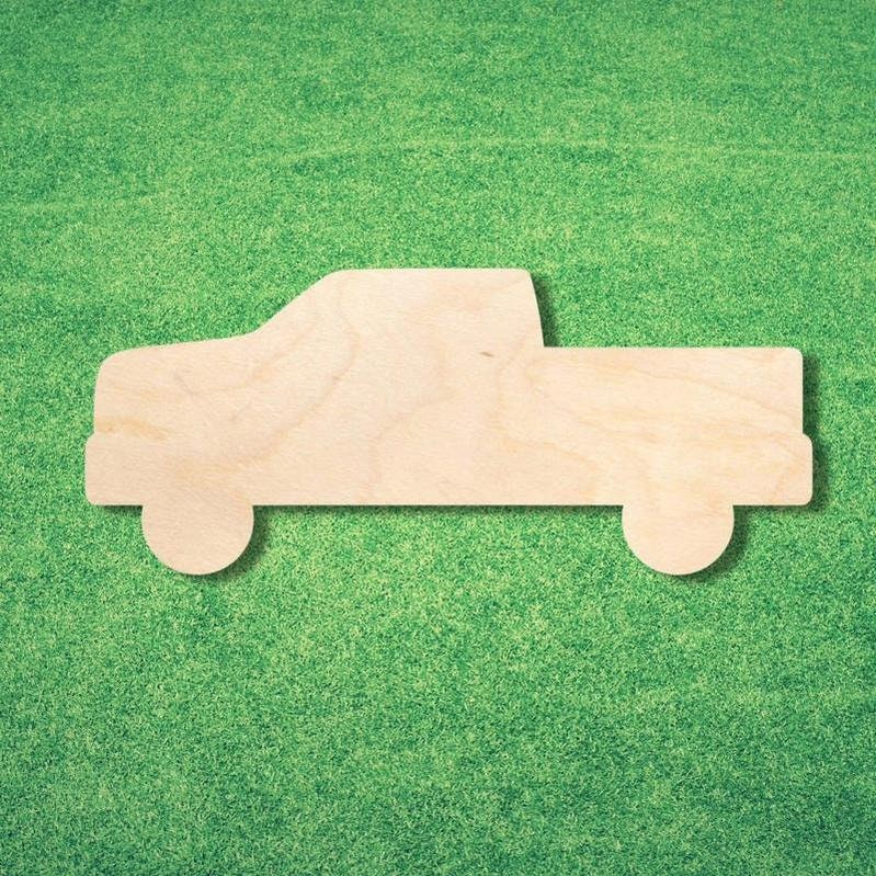 Materials Craft Supplies & Tools Unfinished Wooden Birch Pickup Truck ...