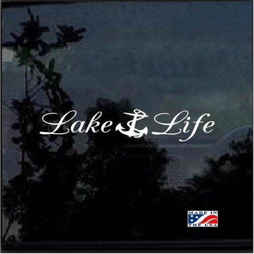 Lake Life Decal Sticker / Multiple Colors - Etsy