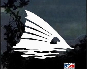 Fins up Decal - Etsy