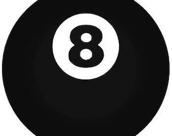 8 Ball Decal - Etsy