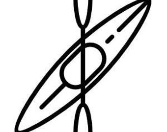 Bigfoot Kayak Vinyl Decal Sticker - Etsy