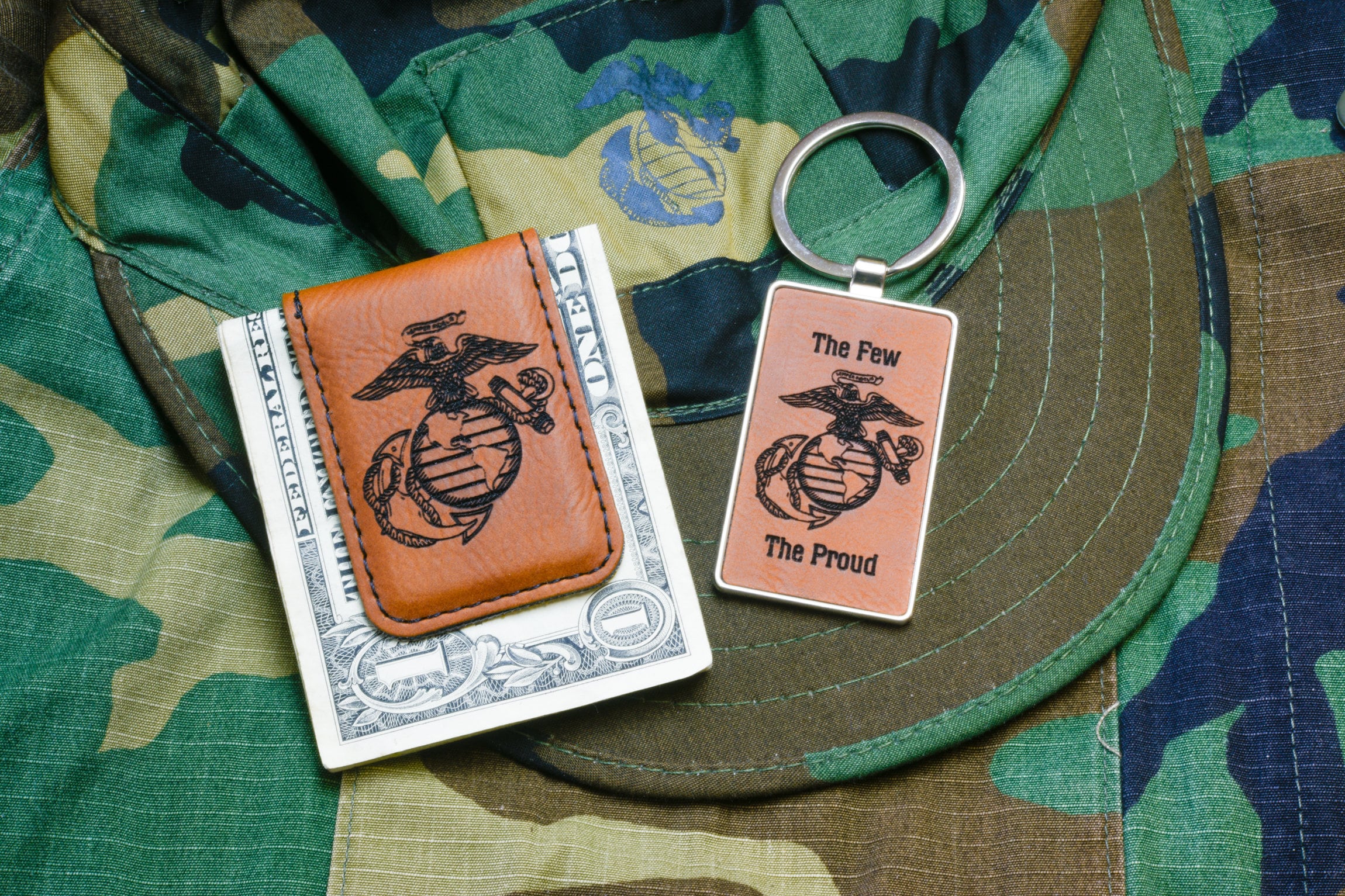 USMC Key Ring, Money Clip, Marine Corps Gift, USMC Veteran, Marine ...
