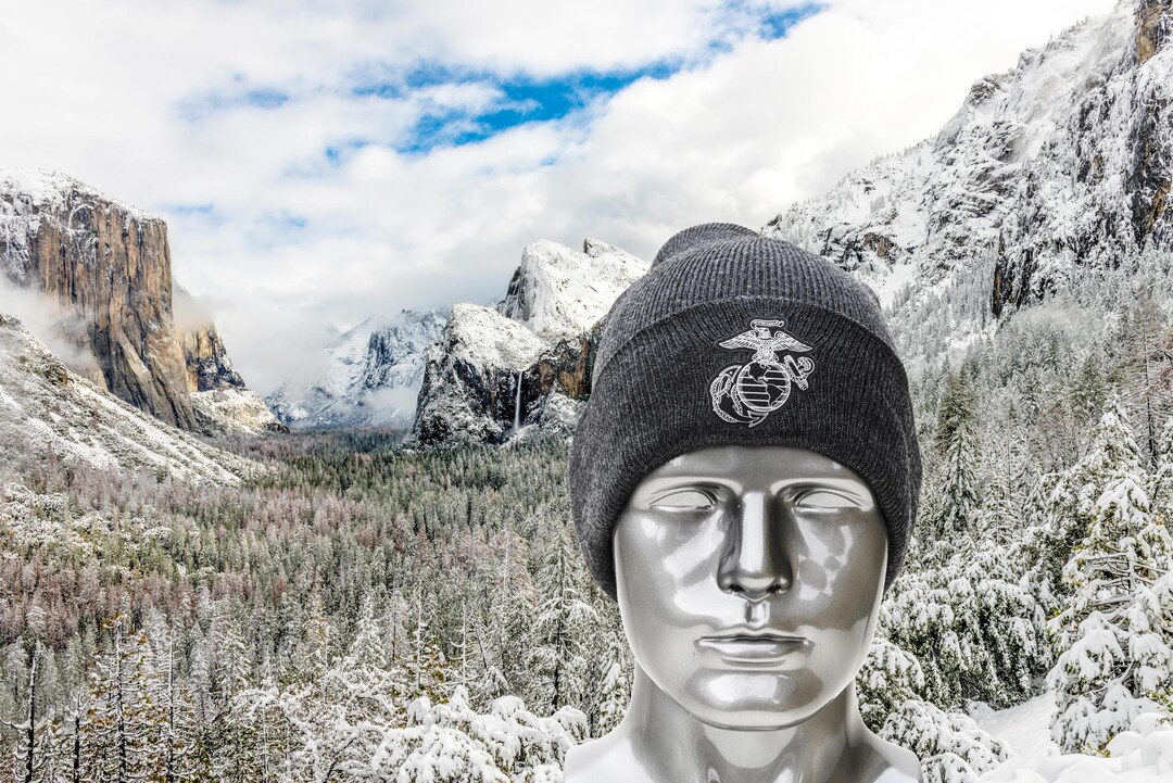 USMC Hat, Beanie, Marine Corps Gift, USMC Veteran, Marine Corps, Marine ...