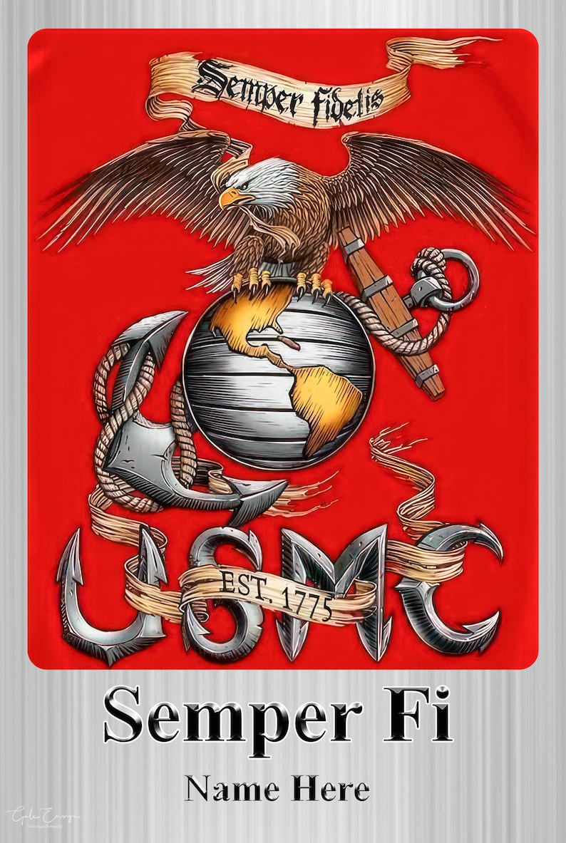 USMC, Marine Corps Gift, USMC Veteran, Marine Corps, Marine Sign ...
