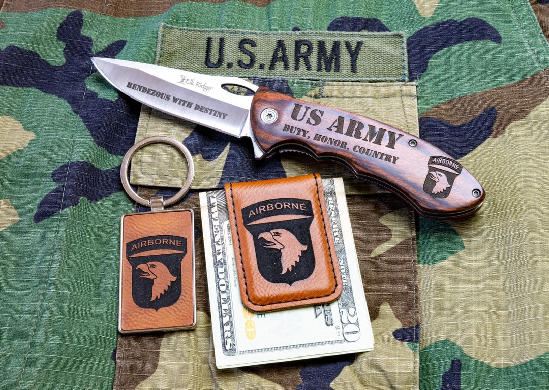 101st Airborne, US Army Gift, Army Knife, Army Gift, Army Veteran ...