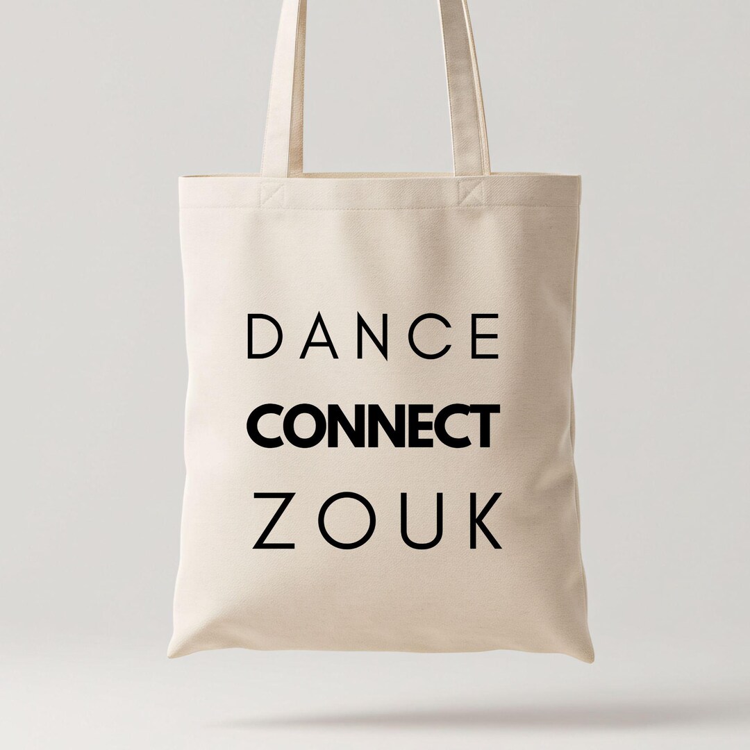 Torba Zouk Dance Connect: Płótno Bawełniane, Prezent Dla Miłośników ...