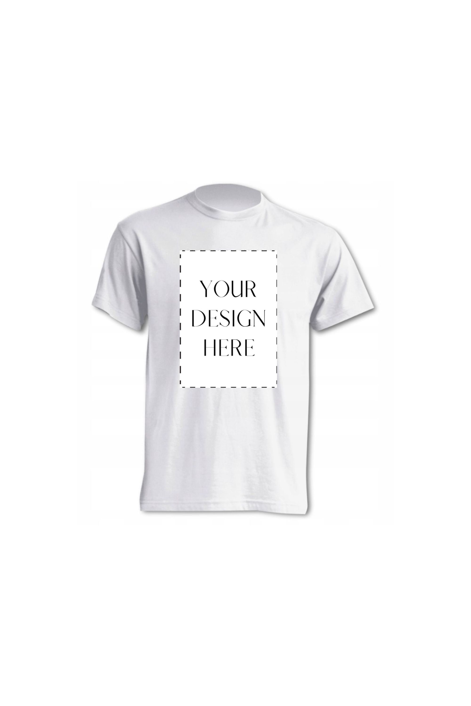 Printed Cotton White Tshirt, Women's Man's Fit White Cotton Short ...