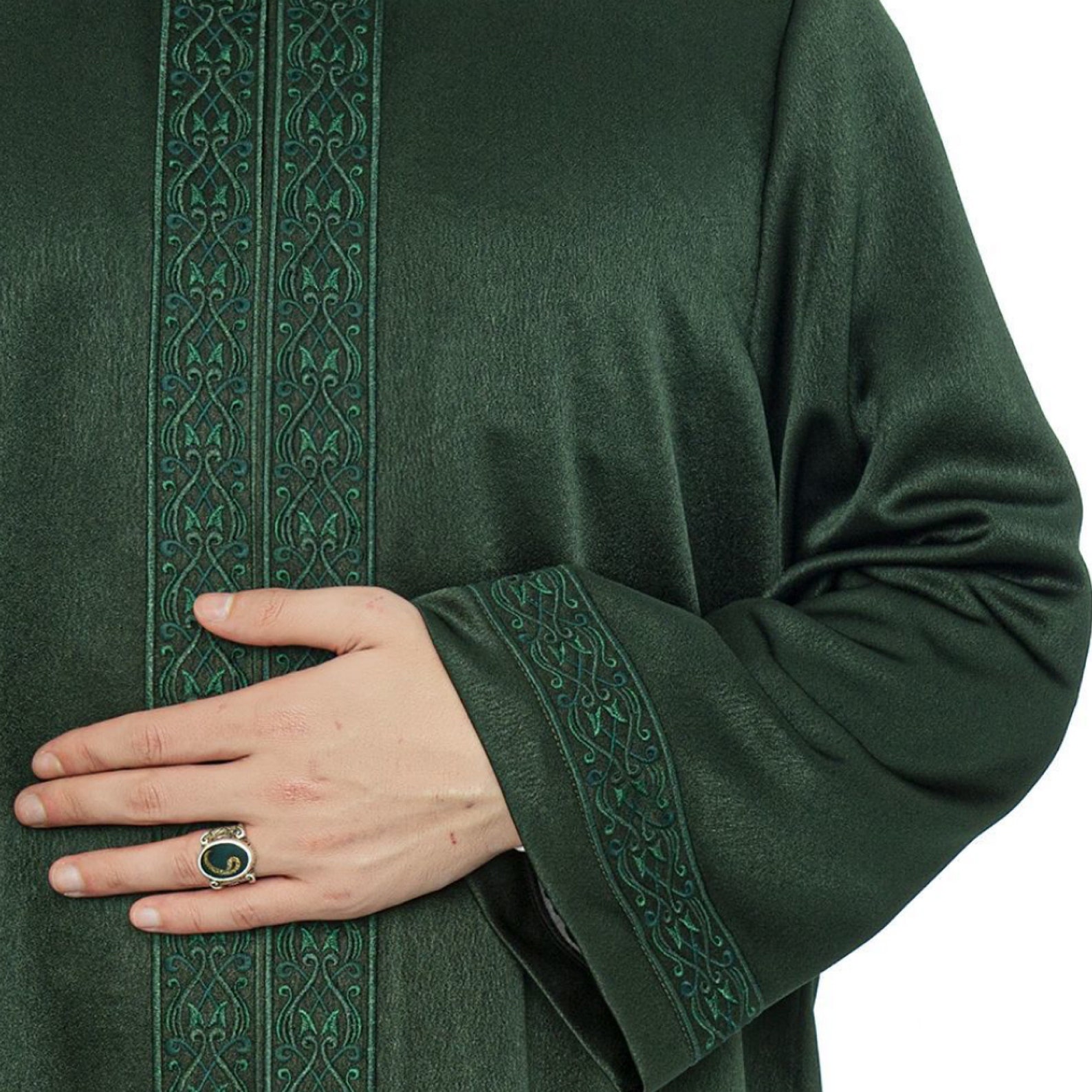 Green Imam Jubba ,thobe, Galabiyya, Jubbah, Thawb, Abaya, Daffah ...