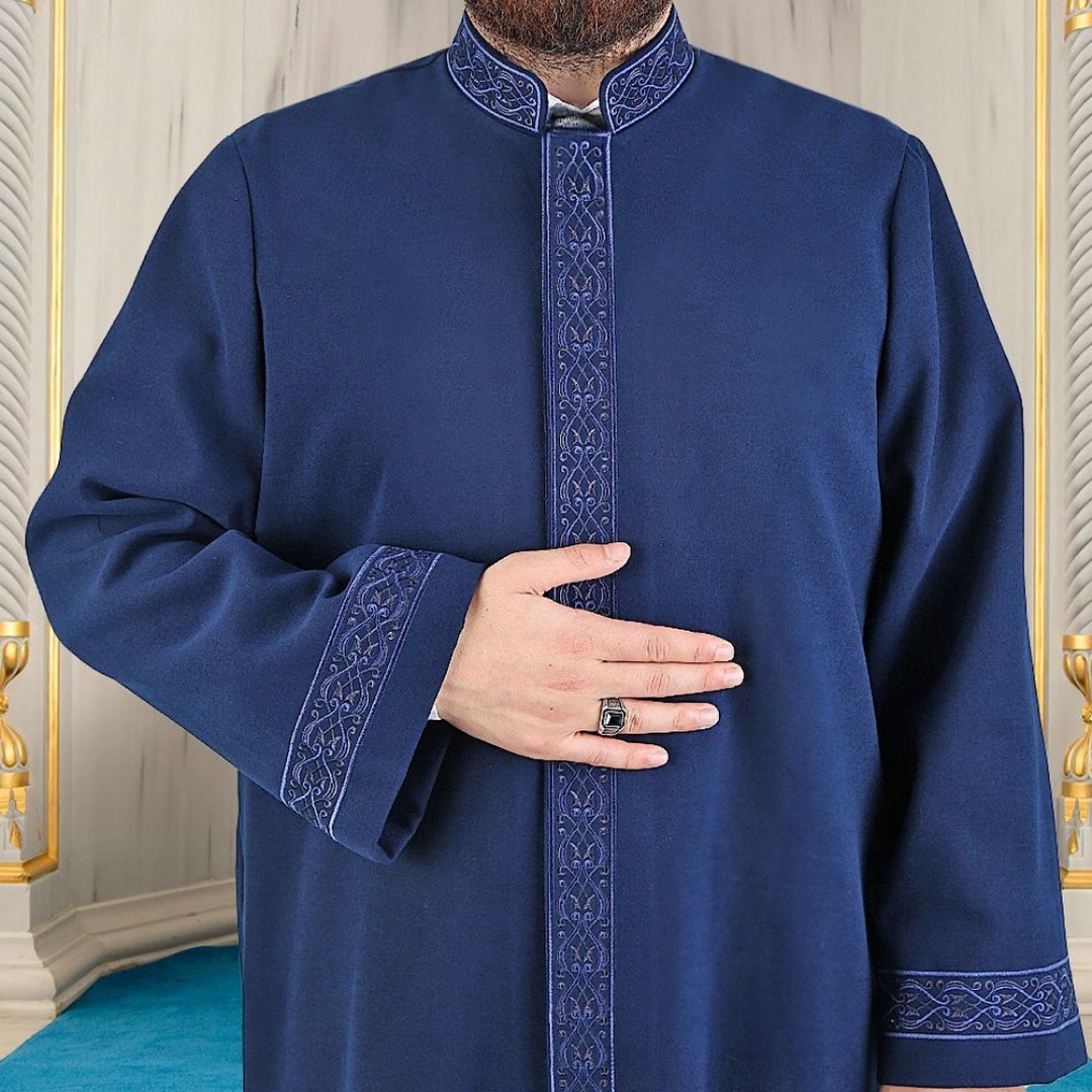 Personalized Winter Stamp Imamah Cloth, Galabia for Muslim Men, Prayer ...