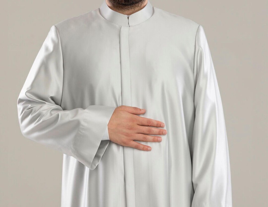 Handmade Silver Rabbani Prayer and Imam Robe Custom Enderun Model ...