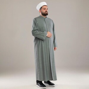 Handmade Green Enderun Model Imam Robe Custom Memduhi Prayer Attire ...