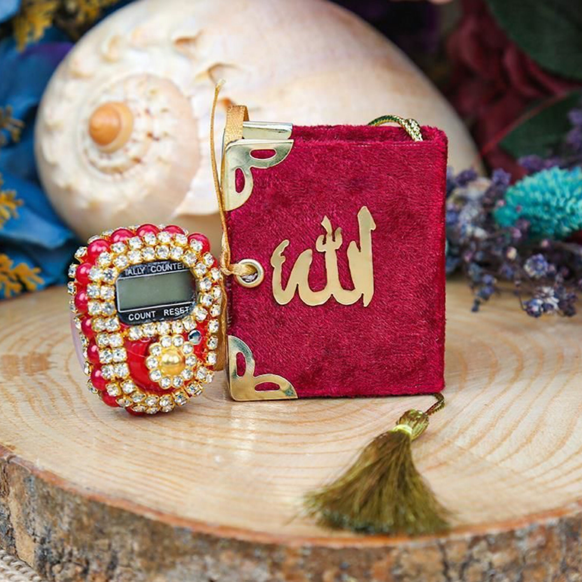 Personalized Mini Quran Set With Dhickr Counter Muslim Wedding Gifts ...