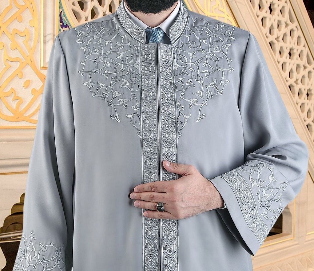 Prayer Jubbah for Muslim Men / Islamic Mens Wear / Muslim Long Kurta ...