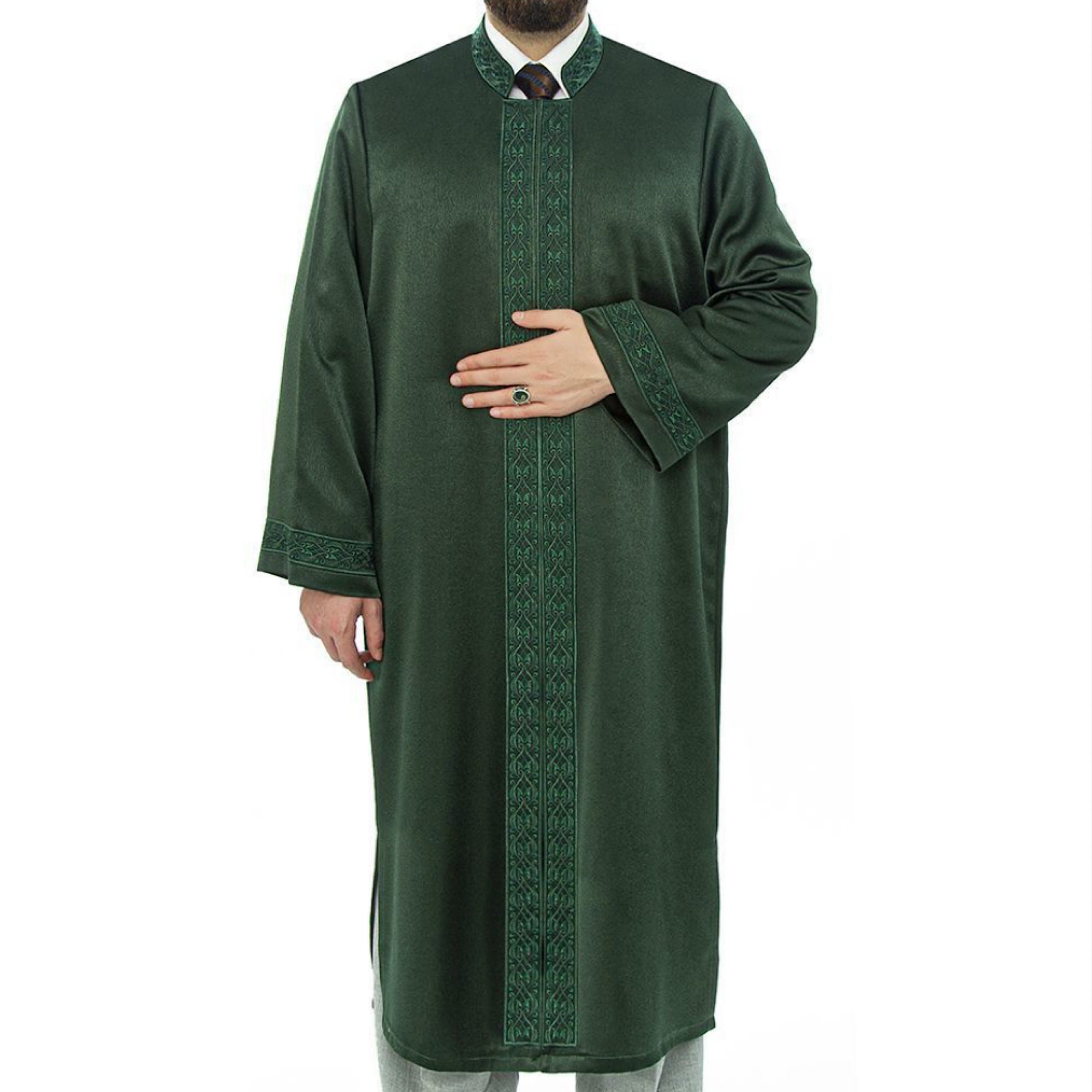 Green Imam Jubba ,thobe, Galabiyya, Jubbah, Thawb, Abaya, Daffah ...