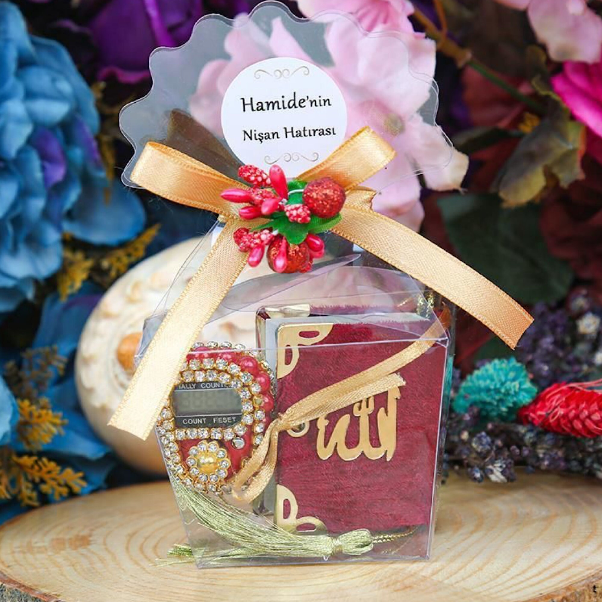 Personalized Mini Quran Set With Dhickr Counter Muslim Wedding Gifts ...