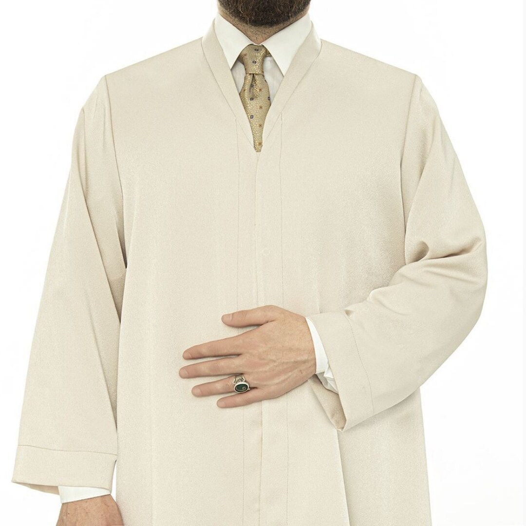 Handmade Mink Bukhara Collar Prayer Robe Personalized Jubbah ,prayer ...