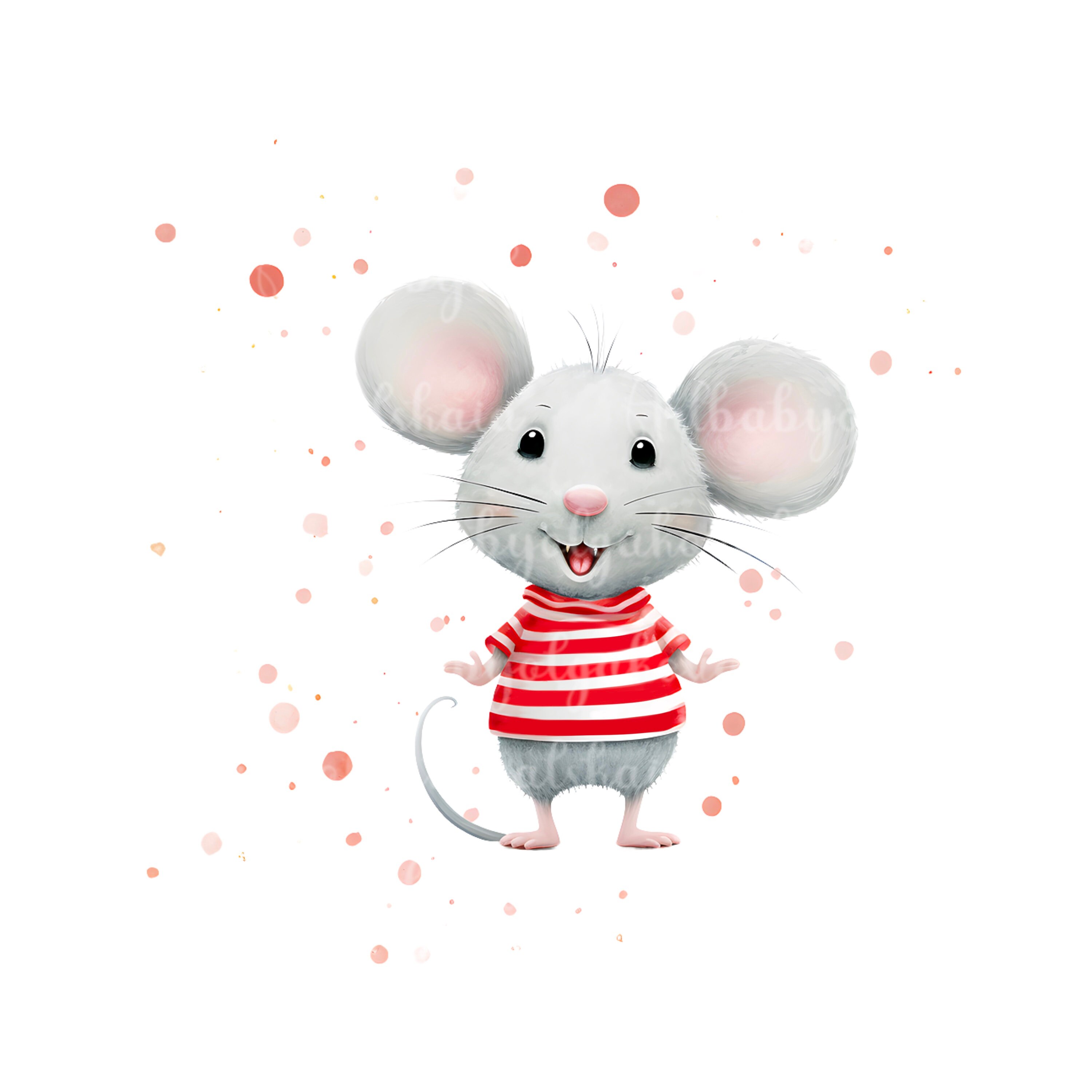 Cute Mouse Clip Art PNG, DIGITAL DOWNLOAD - Etsy