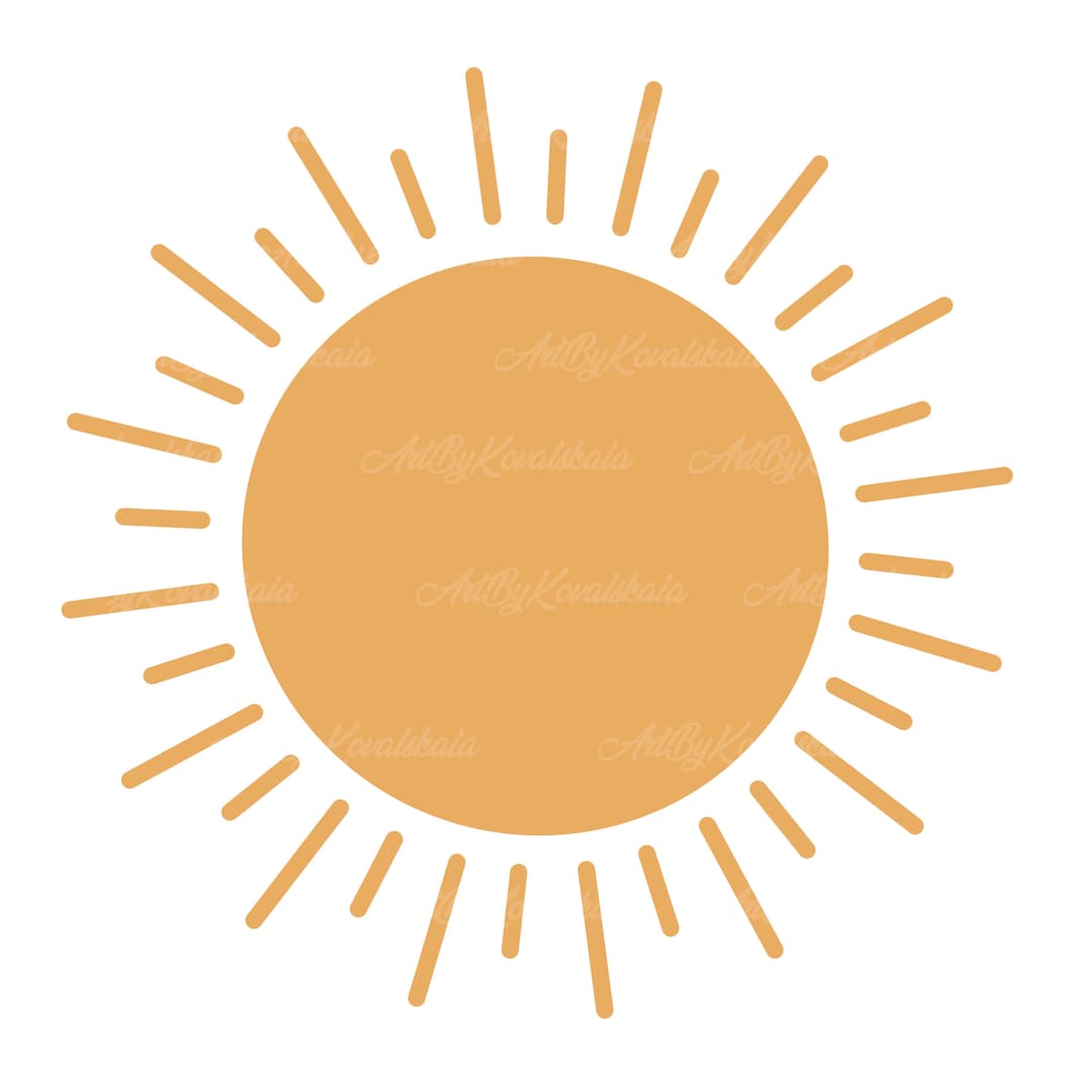 Sun Clipart, Sun PNG, Digital Download - Etsy