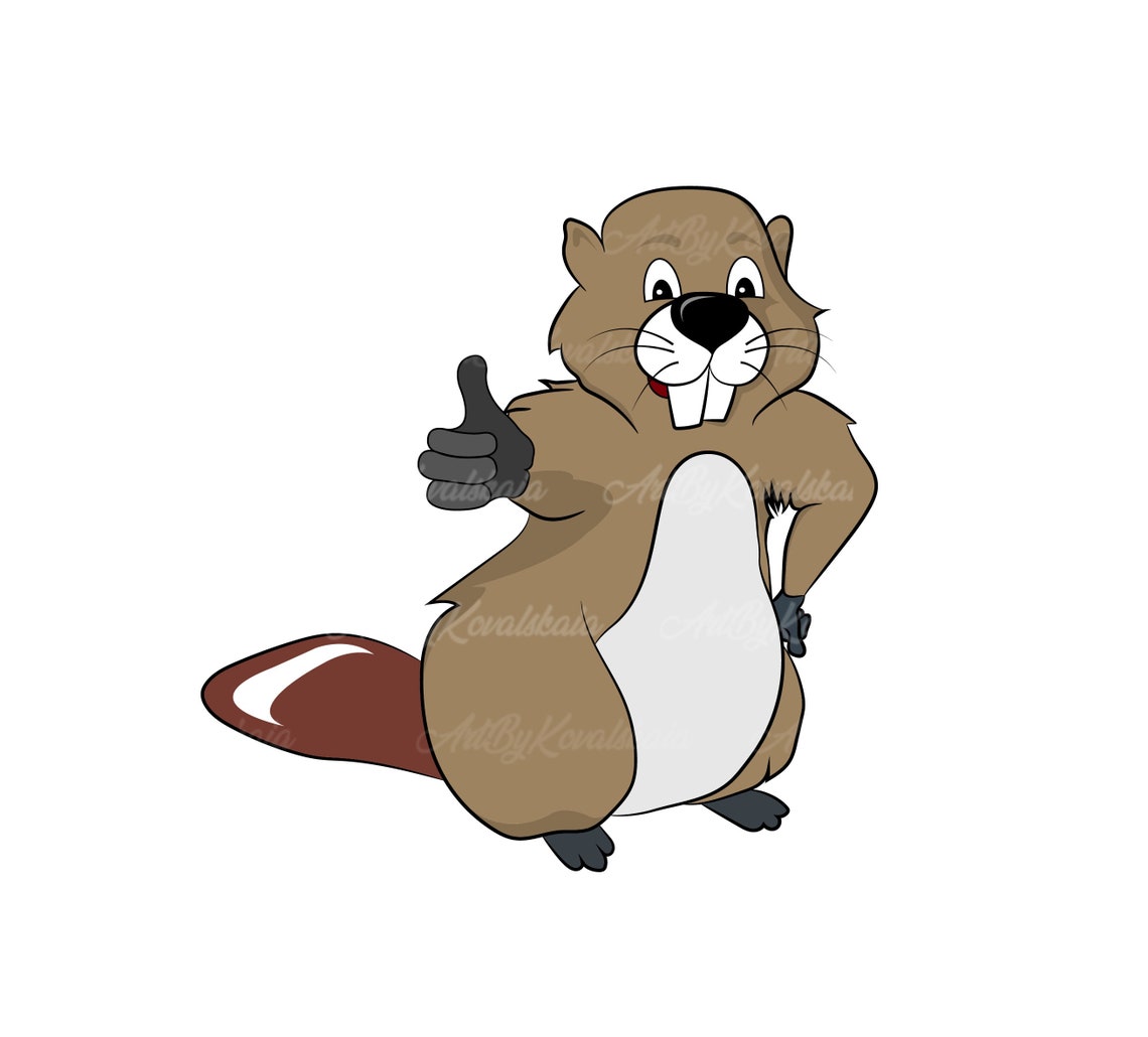Beaver SVG, Beaver Clipart, Digital Download - Etsy