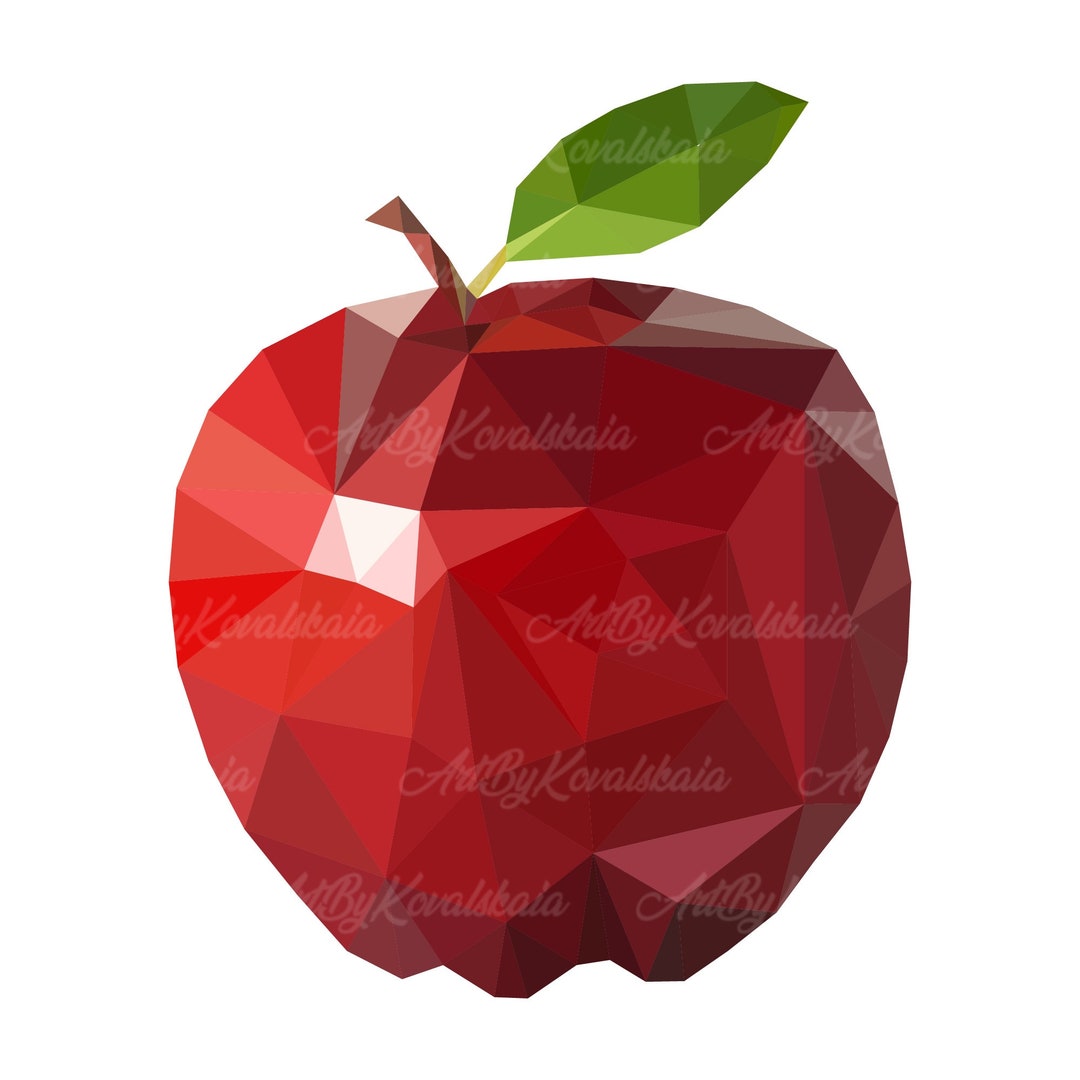 Apple SVG EPS, Apple Clipart, Digital Download - Etsy