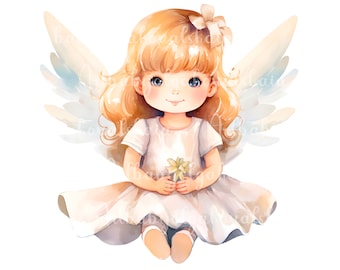 Angel PNG Angel Clipart Baby Shower Digital Download - Etsy