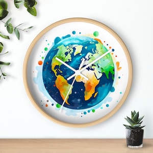 Earth Clipart, Planet Earth PNG, Geography, Digital Download - Etsy