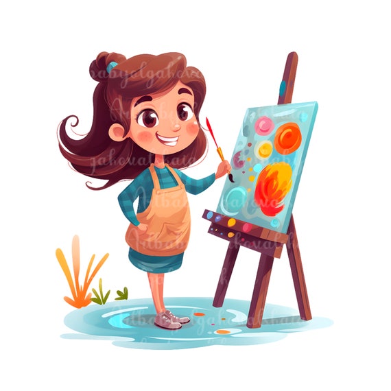 Student Artist Clip Art