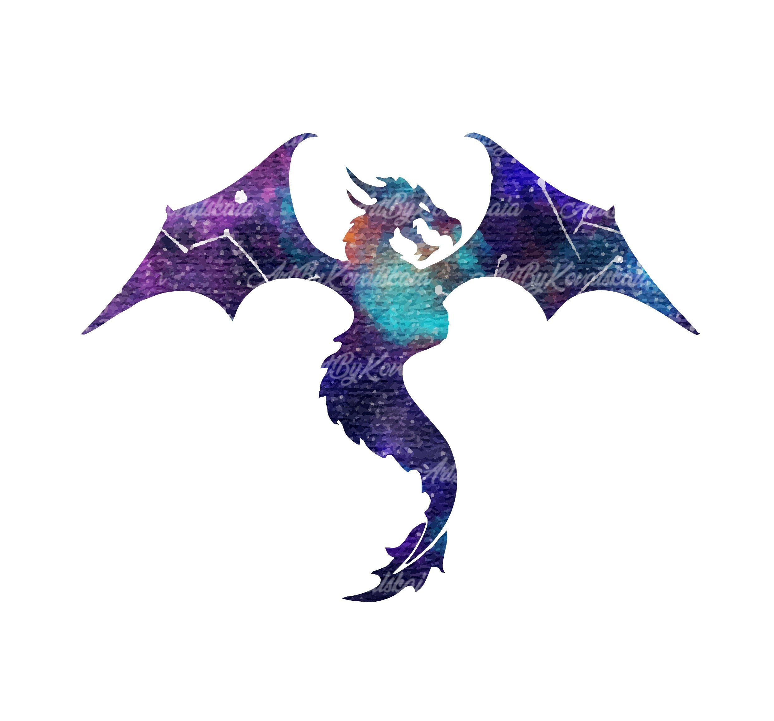 Dragon SVG EPS, Dragon Clipart, Digital Download - Etsy