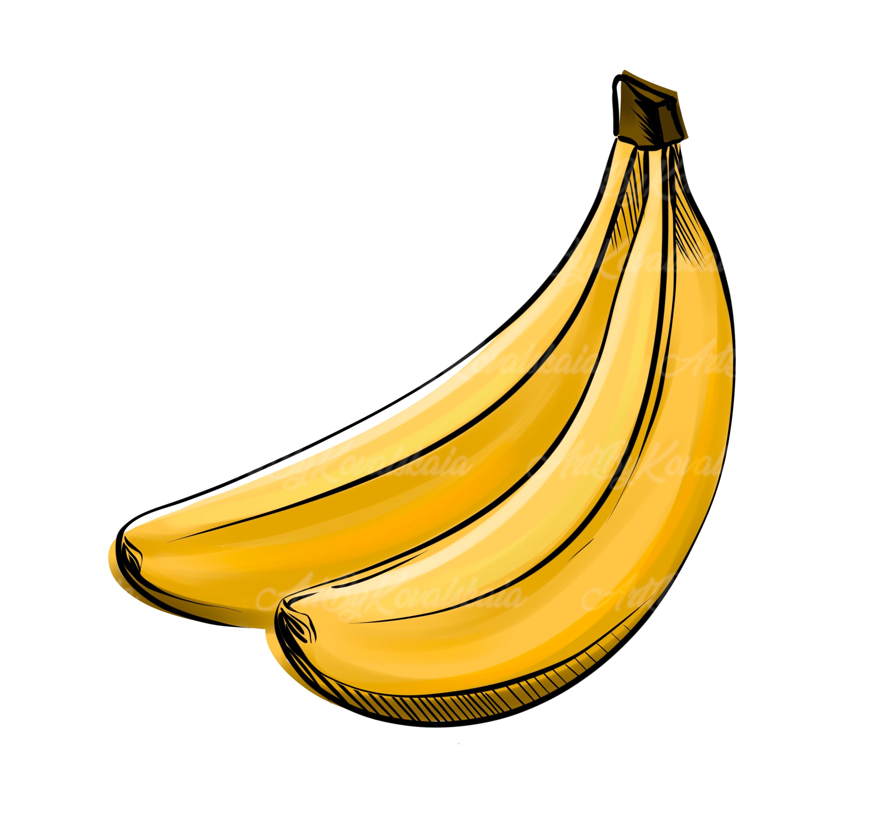 Clipart De Banane Png Yellow Bananas PNG Image Transparent Image
