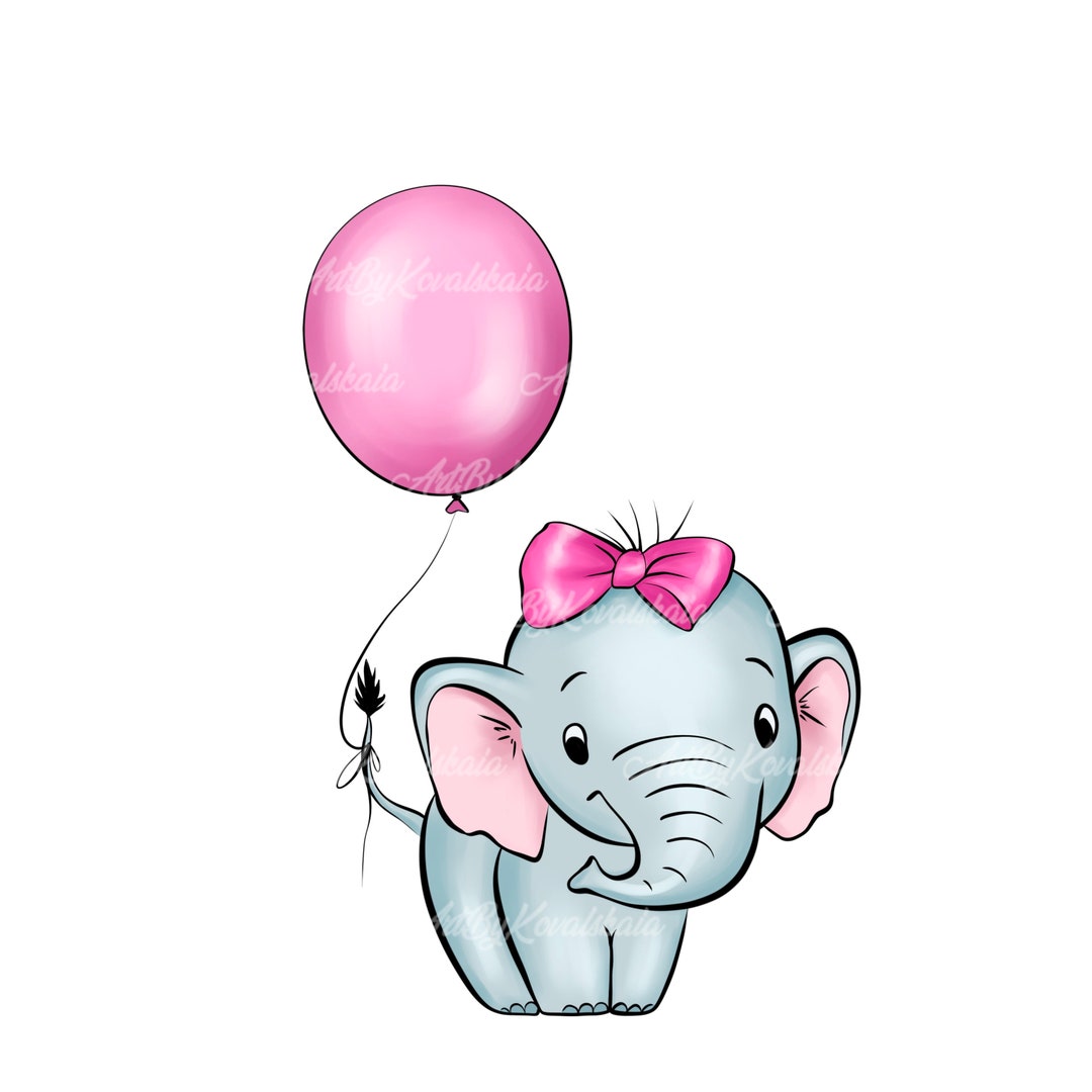 Elephant Clipart, Elephant PNG, Digital Download - Etsy